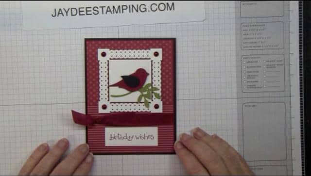 Using Dotted Scallop Ribbon Border Punch To Make A Frame On Vimeo
