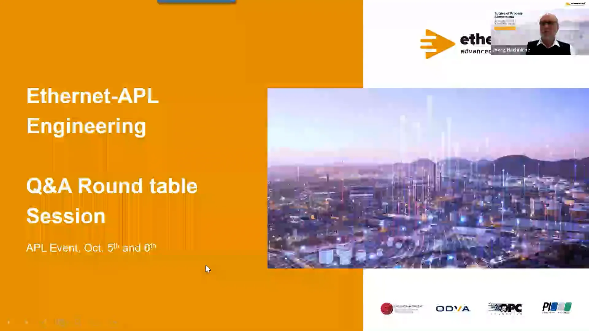 Ethernet-APL Ethernet-APL Engineering - Q&A 2021-10-06-morning on Vimeo