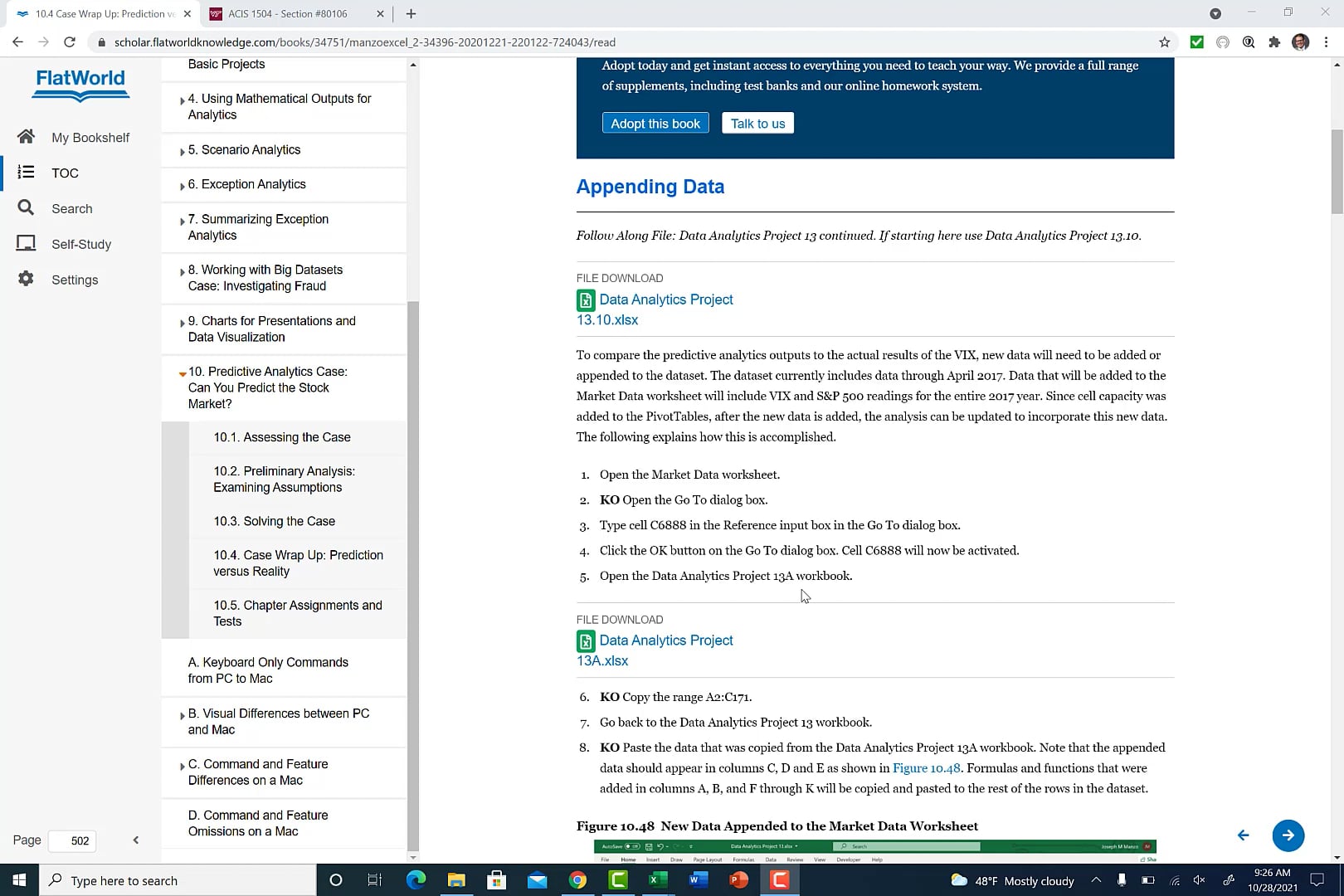 ACIS 1504_Chapter 10_Data Project 13_Appending Data and Updating the ...