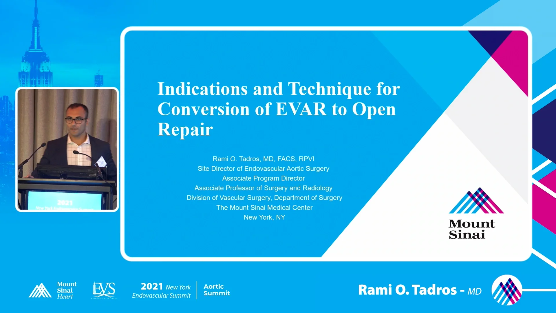 Indications and Technique for Conversion of EVAR to Open Repair - Rami ...