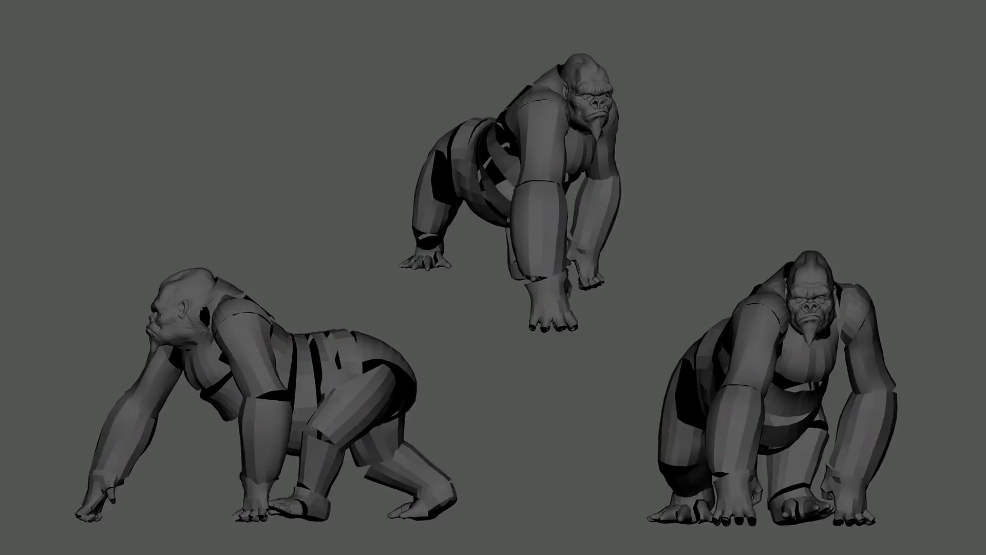 Gorilla Walk Cycle on Vimeo