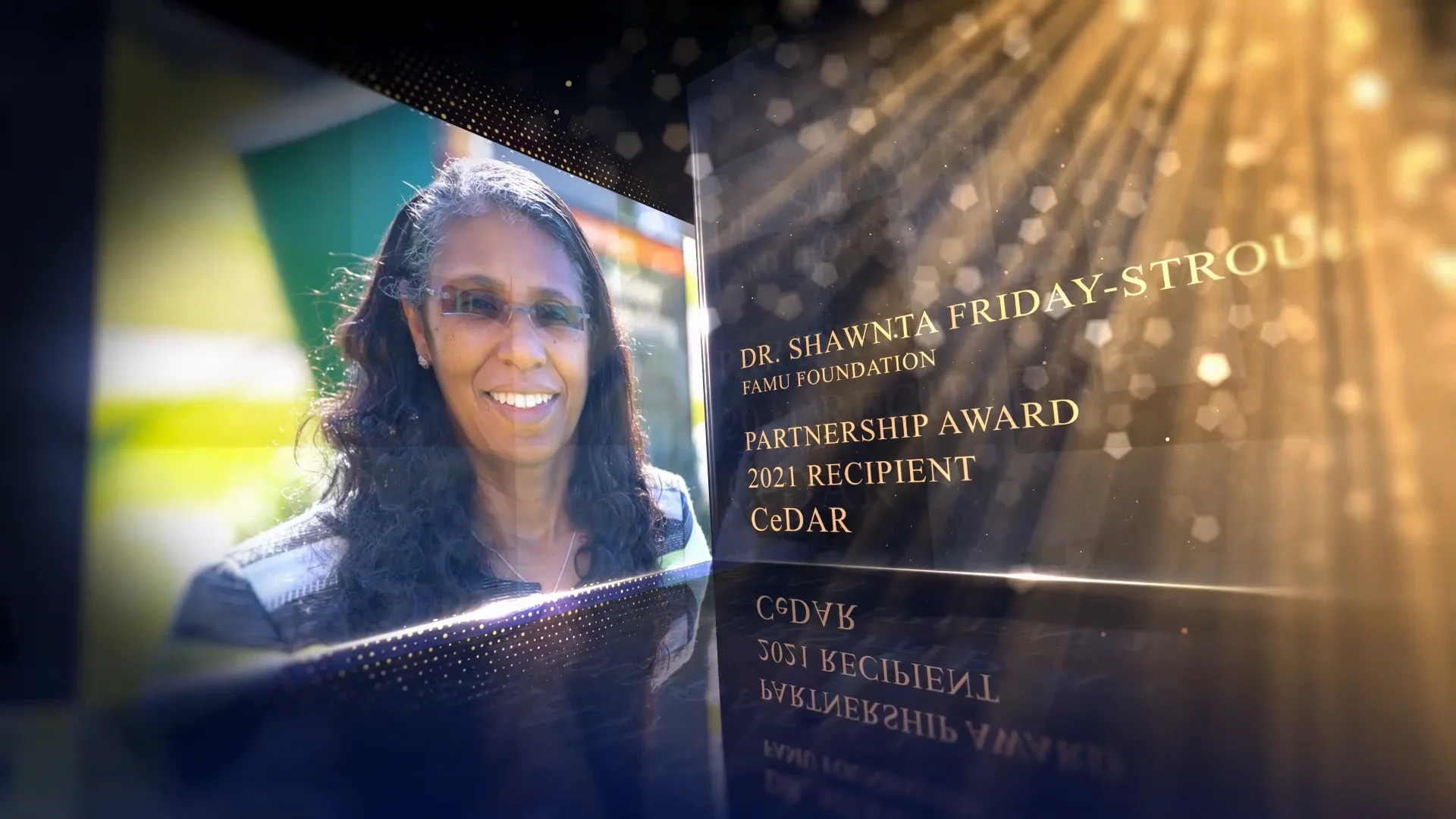 Partnership Award - Dr. Shawnta Friday-Stroud on Vimeo