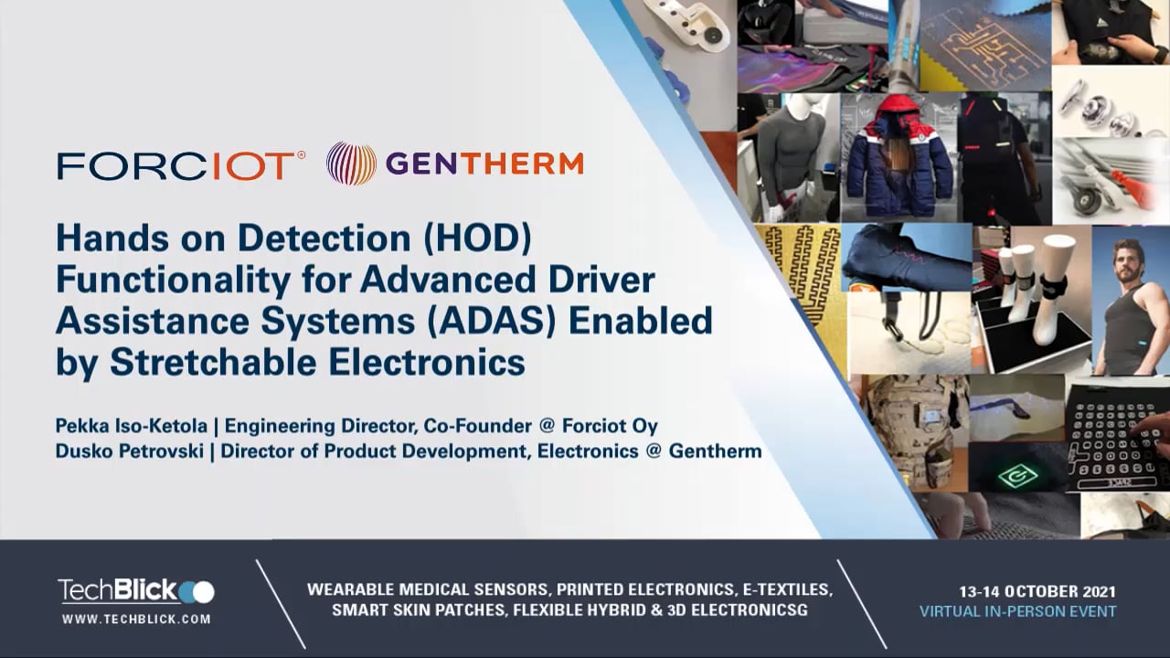 Forciot Oy & Gentherm | Hands on Detection (HOD) functionality for ...