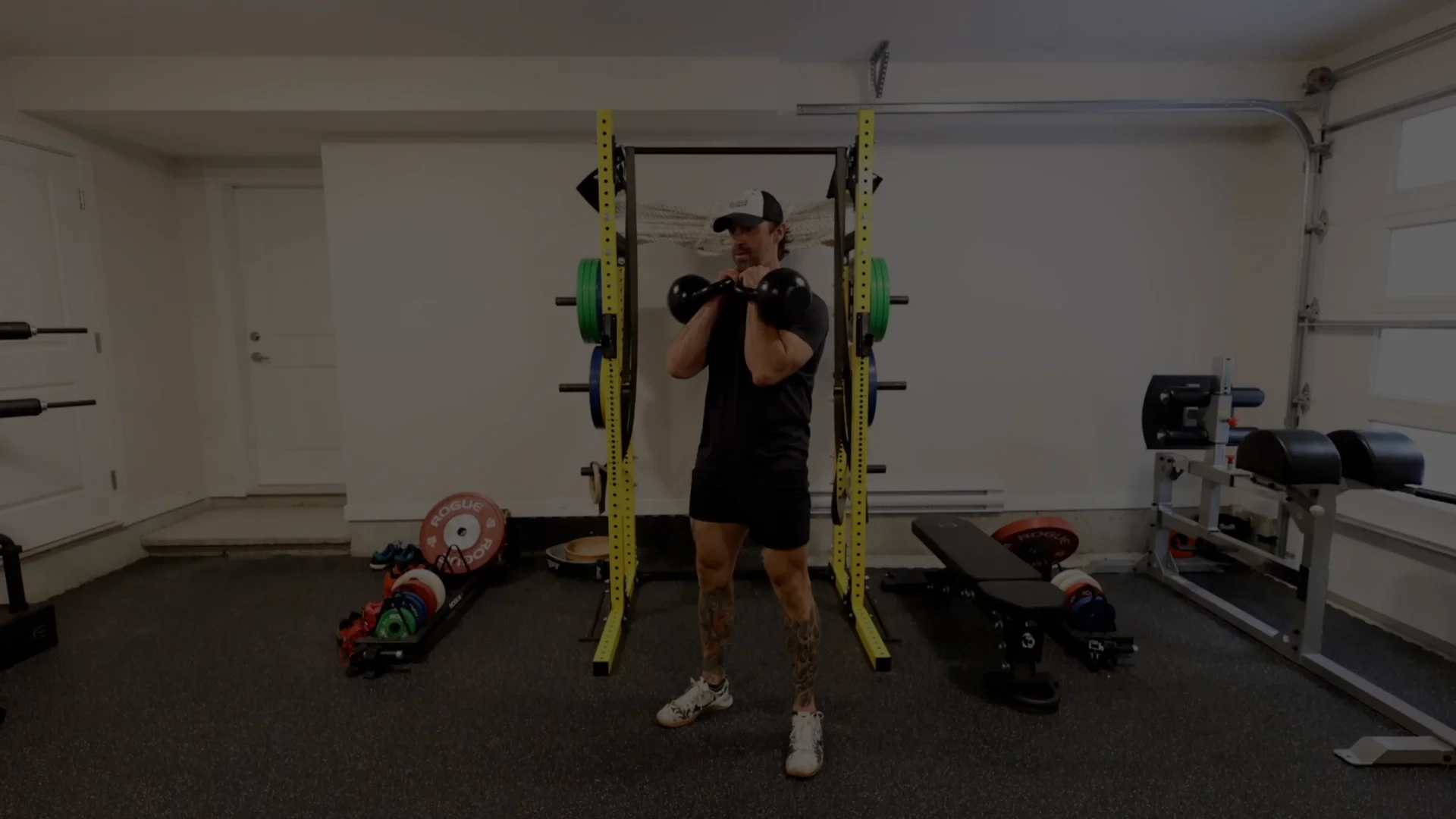 Dual Front Rack Squat on Vimeo