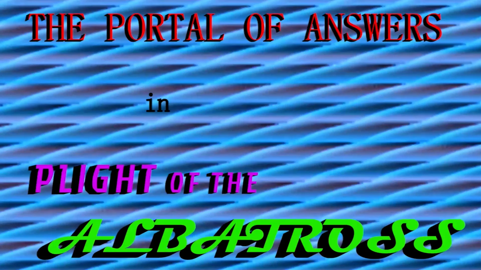 Plight of the Albatross / Connie Fu