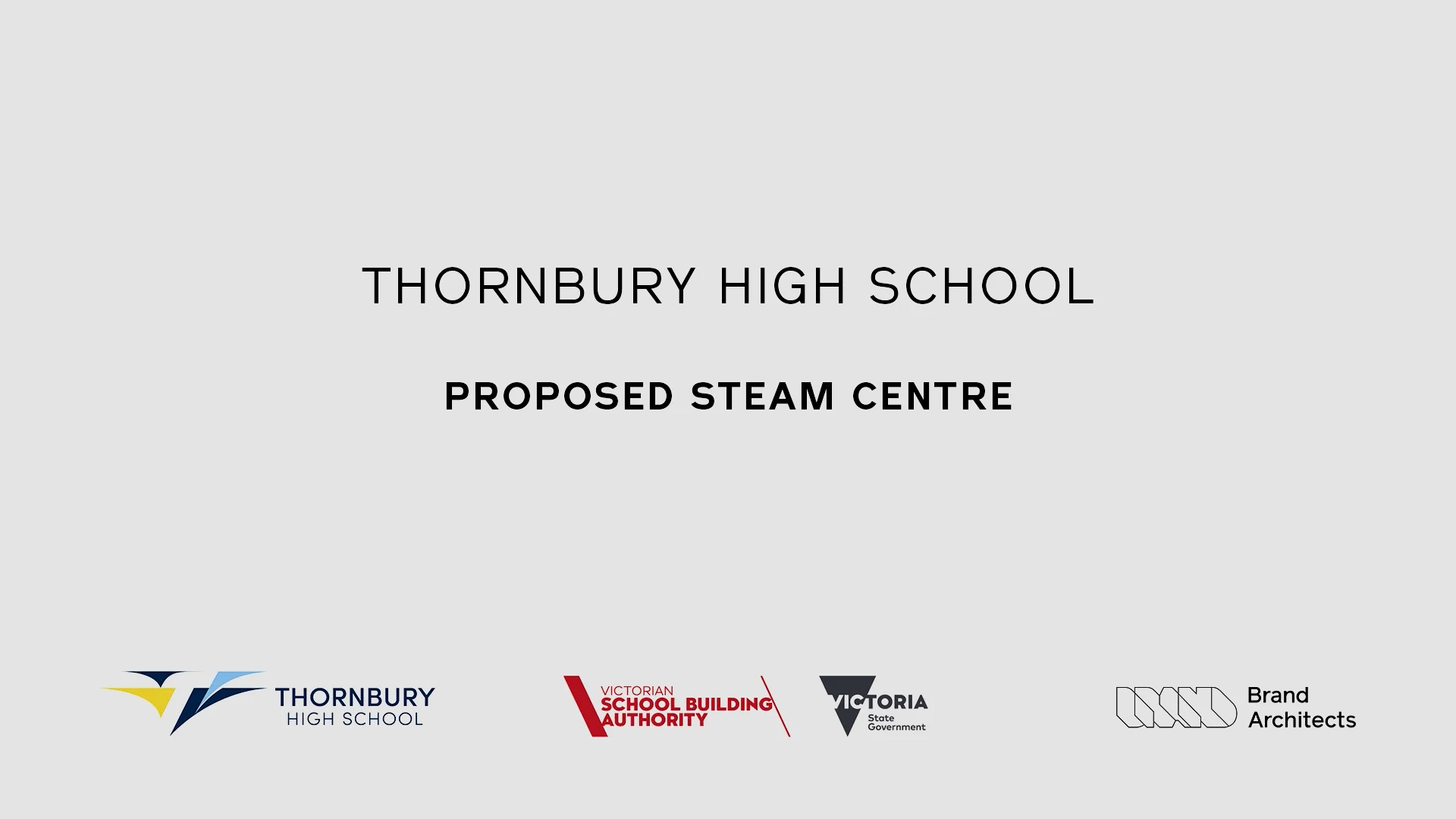 Thornbury High School Logo Education Minister James Merlino Gives