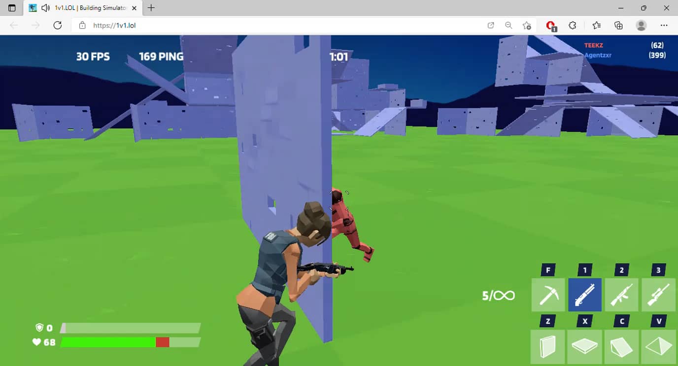 1v1LOL _ Building Simulator, Battle Royale & Shooting Game - Work ...