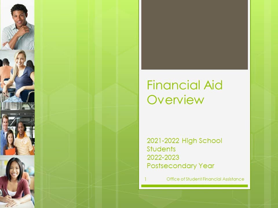 Office of Student Financial Assistance (OSFA) – Financial Aid Overview ...