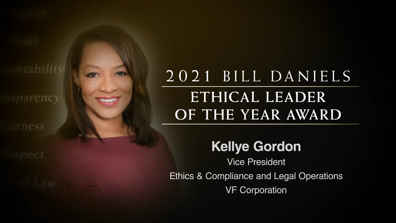 2021 Bill Daniels Ethical Leader of the Year - Kellye Gordon on Vimeo