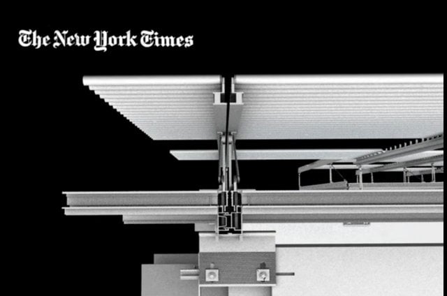 Final AT4 Animation of New York Times Building - Structure, Envelope ...