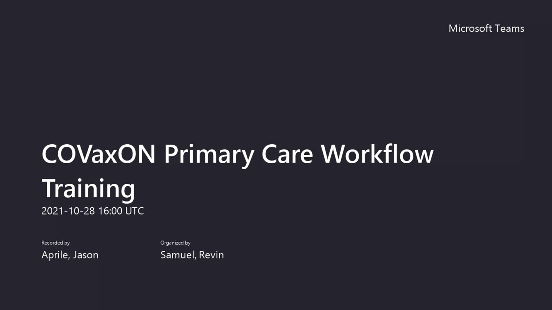 COVaxON Primary Care Workflow Training-20211028_120020-Meeting ...