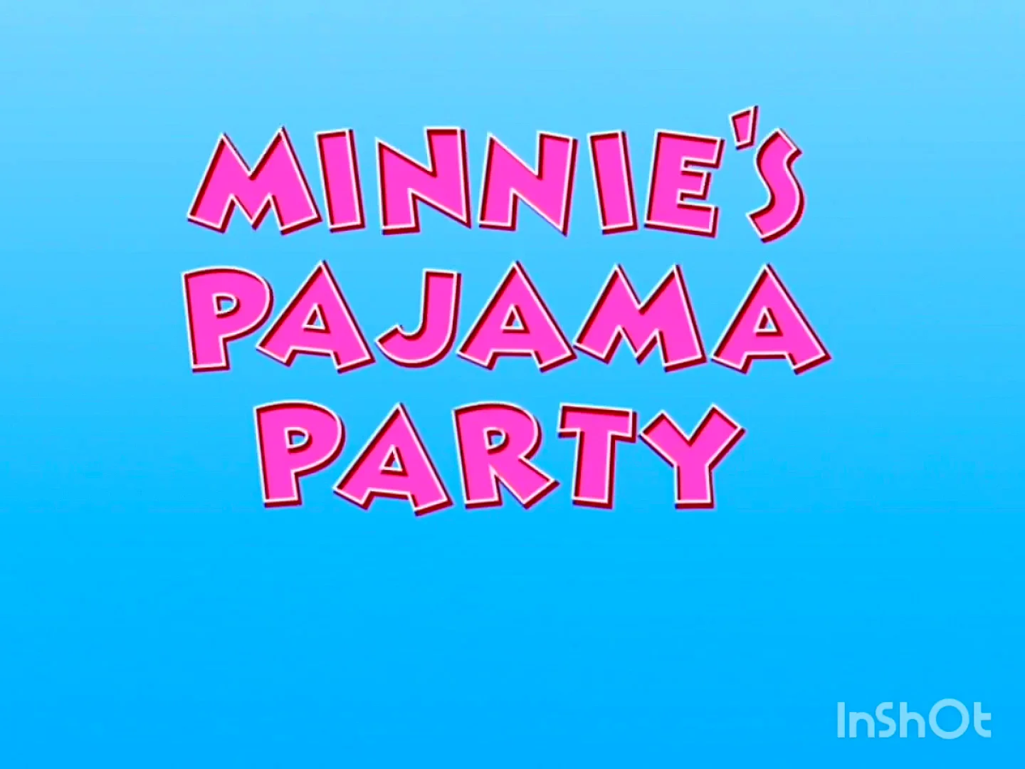 Mickey Mouse Clubhouse Minnies Pajama Party 2507