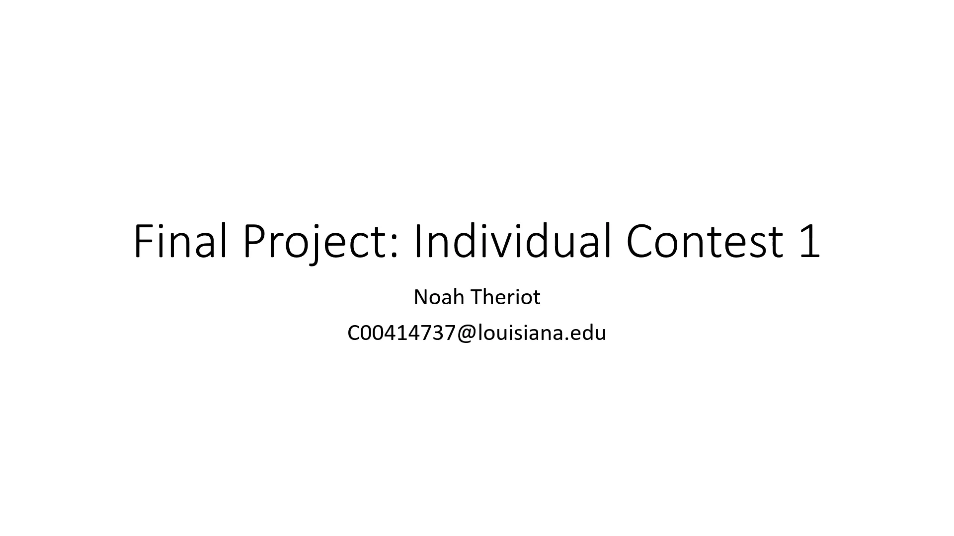 MCHE 201 Final Project on Vimeo