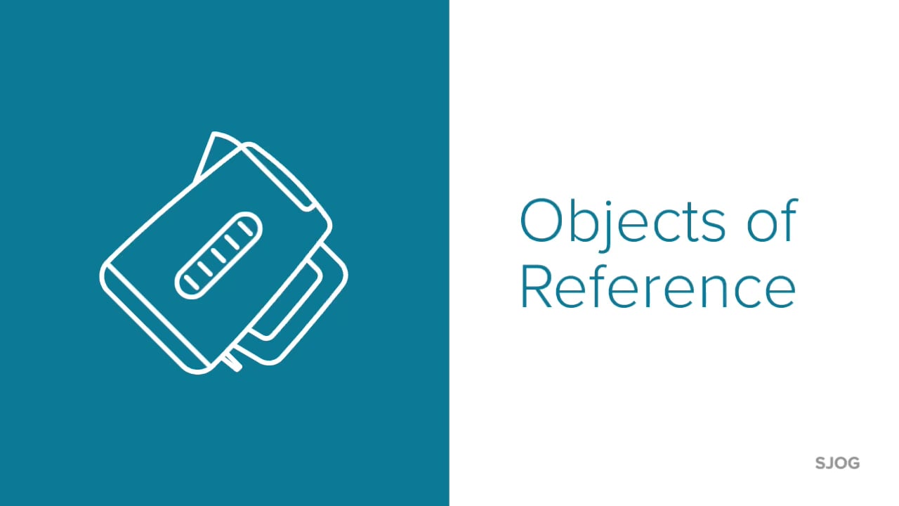 Objects of reference on Vimeo