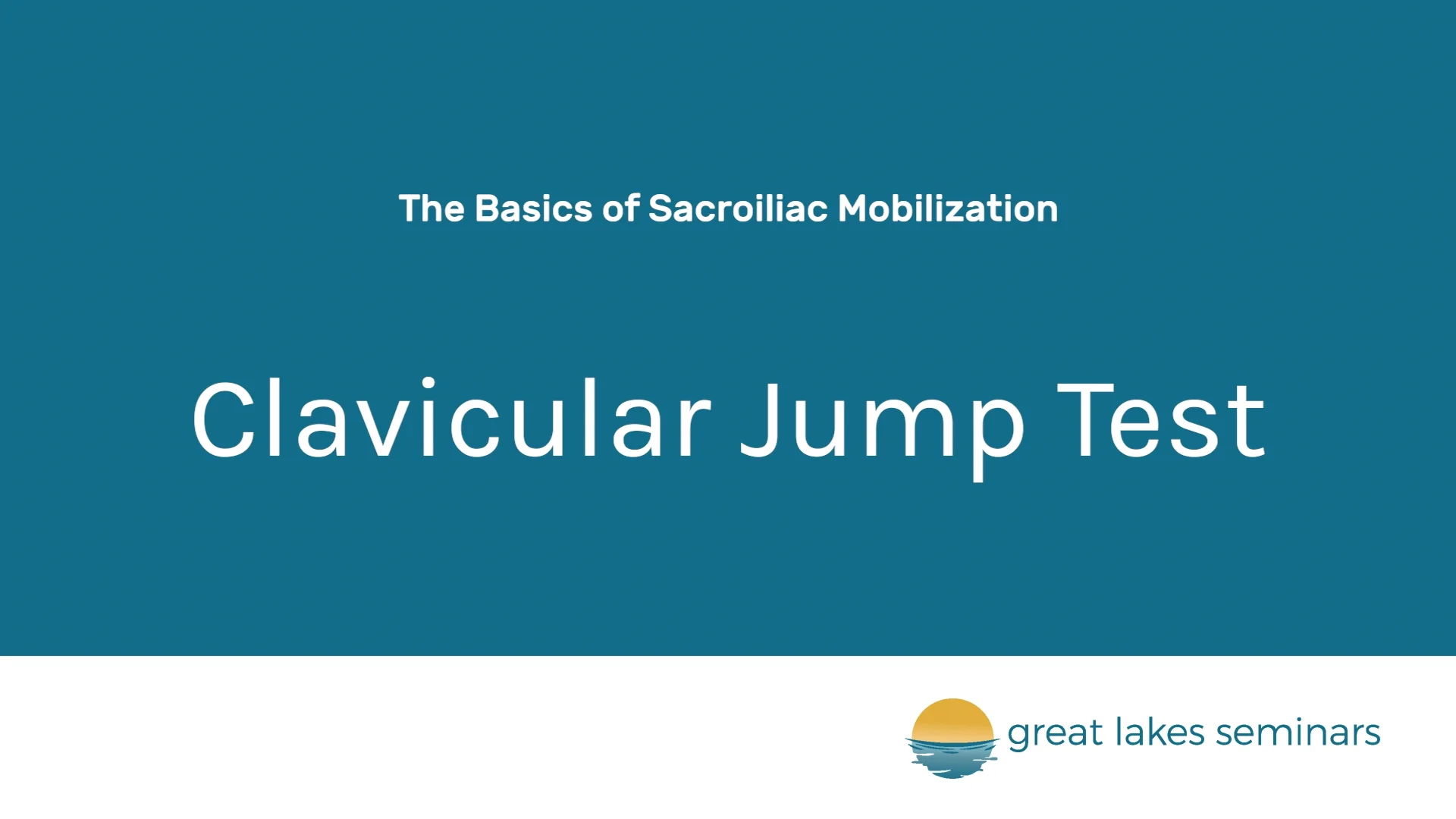 22. Clavicular Jump Test on Vimeo