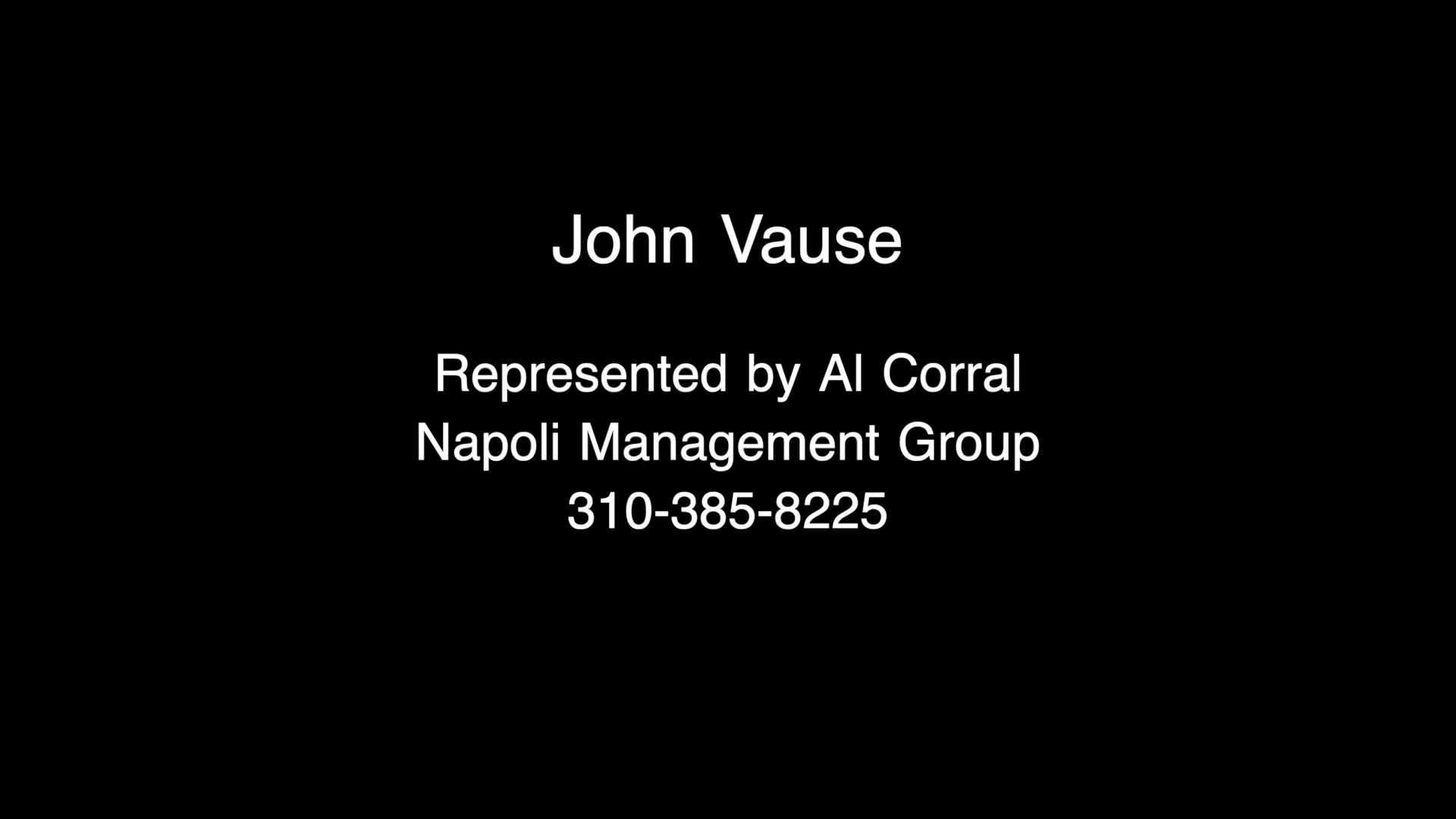 John Vause - John Vause - Montage on Vimeo