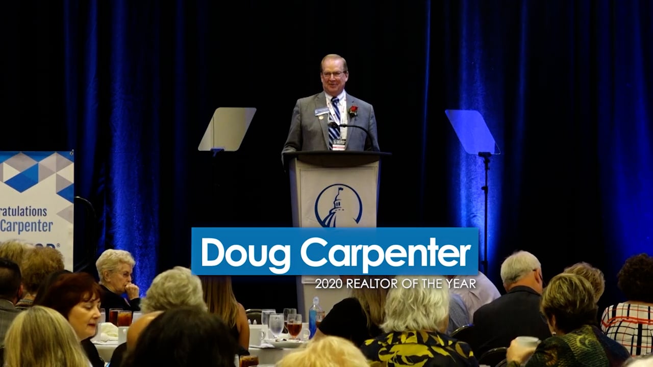 Fall Business Meetings 2021 - 2020 REALTOR® of the Year Doug Carpenter ...