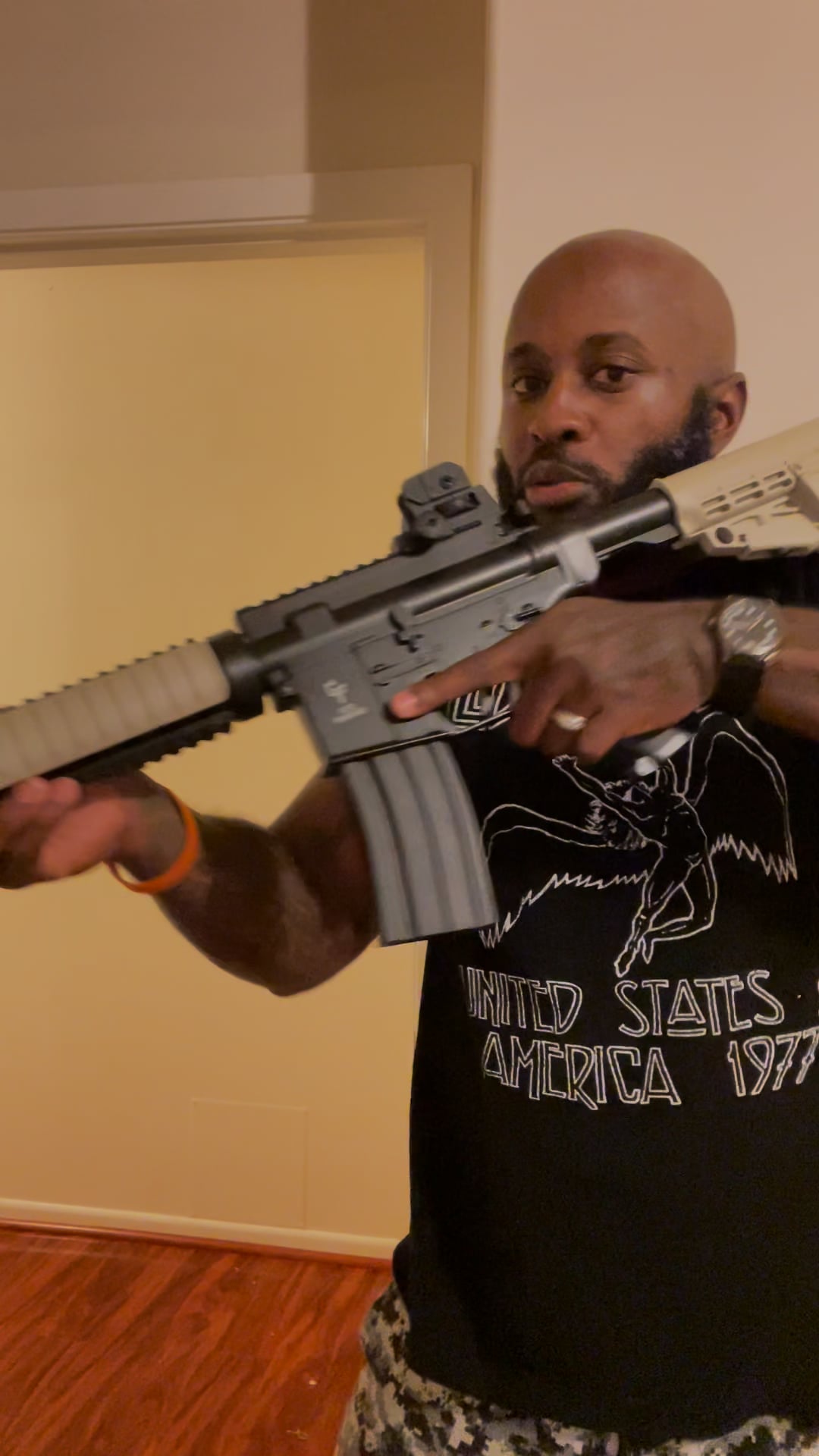 Solo CQB wcarbine the compressed high ready on Vimeo