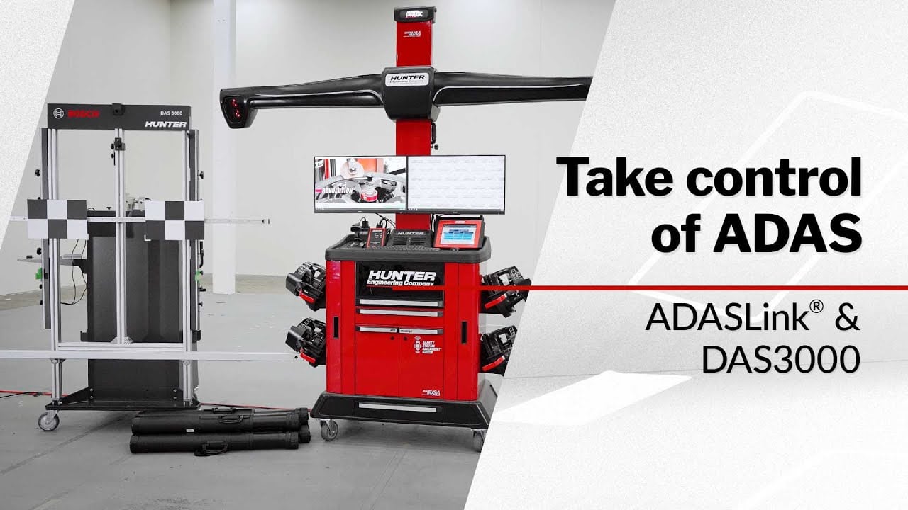 Take control of ADAS with Hunter ADASLink® & Bosch DAS3000 on Vimeo