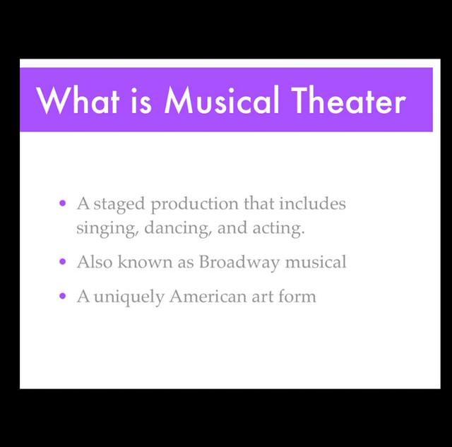 Musical Theater on Vimeo