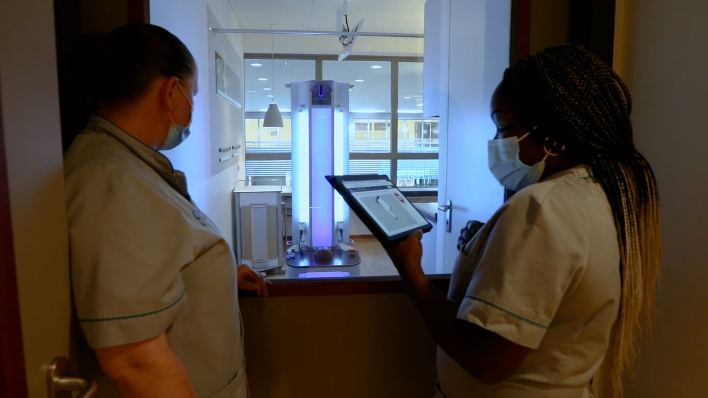 SAM-UVC disinfection robot by Loop Robots