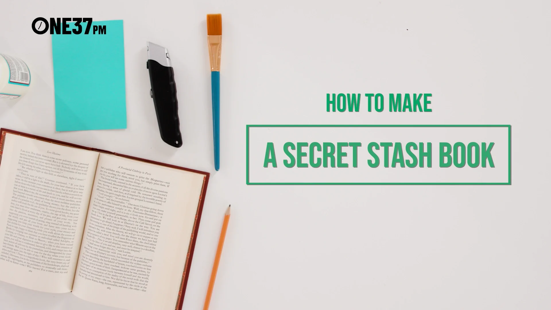 How To Make a Secret Stash Book on Vimeo