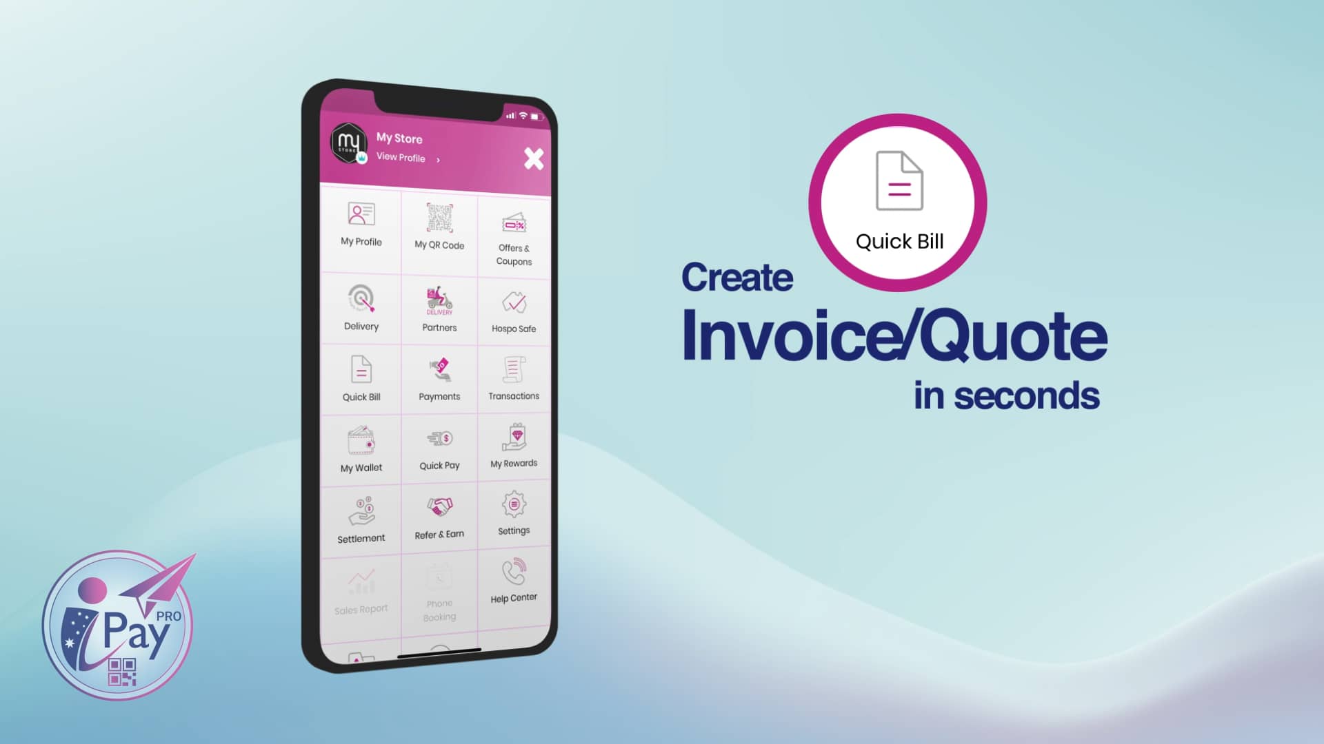 Quick Invoice/Quotes. “Create Invoices/Quotes & send them via SMS/Email ...