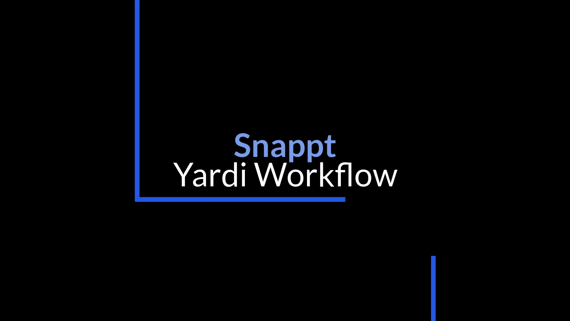Yardi Walkthrough