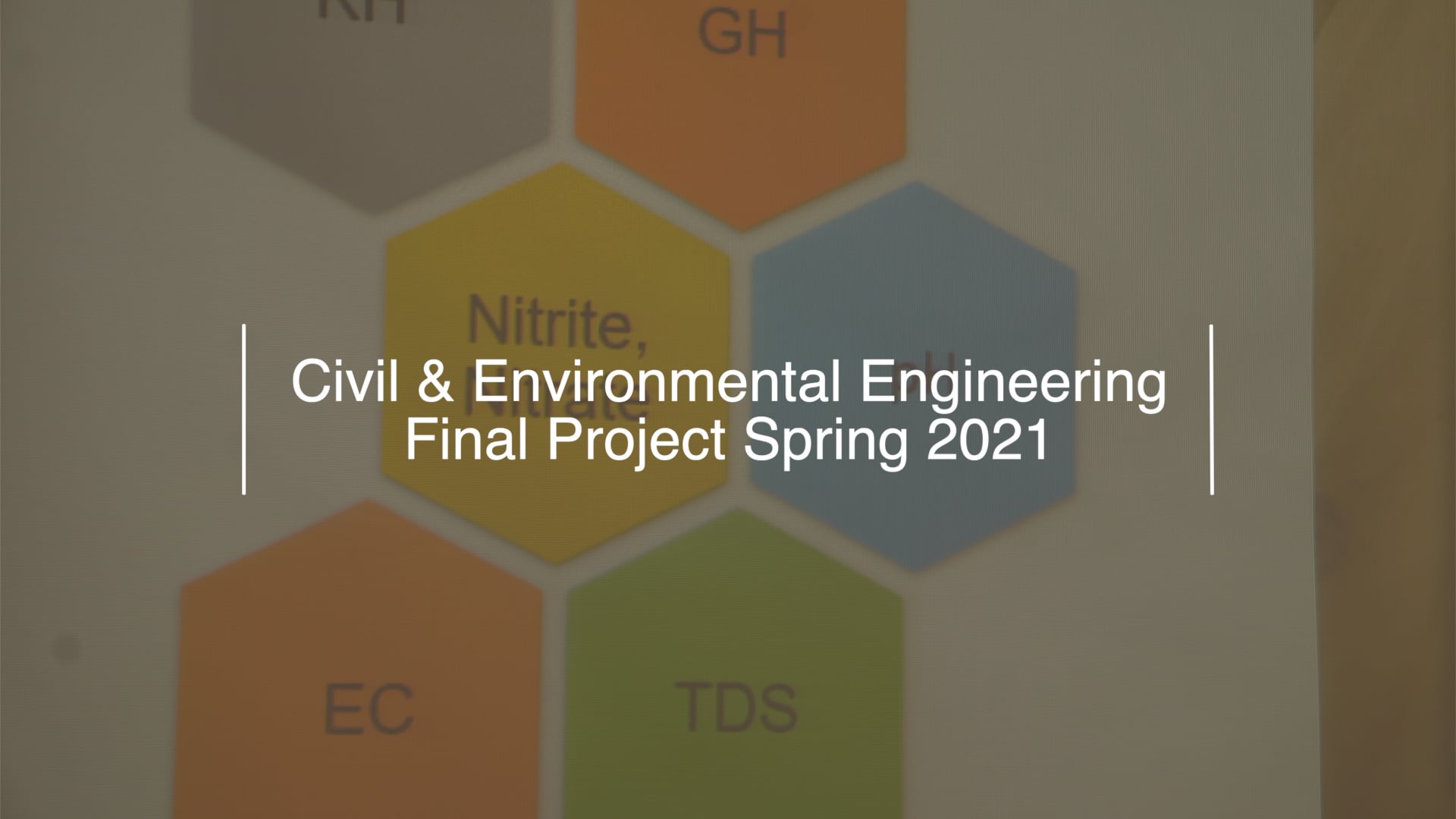 Civil & Environmental Engineering Final Project Spring 2021 on Vimeo