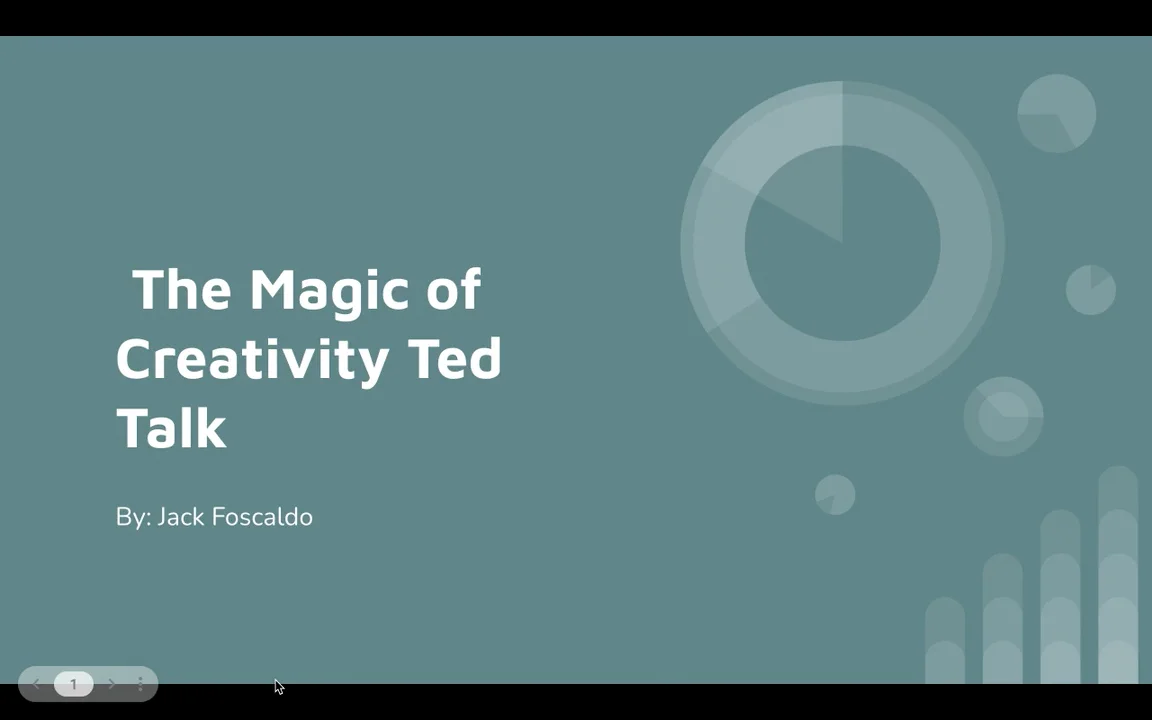 The Magic Of Creativity- Ted Talk.webm on Vimeo