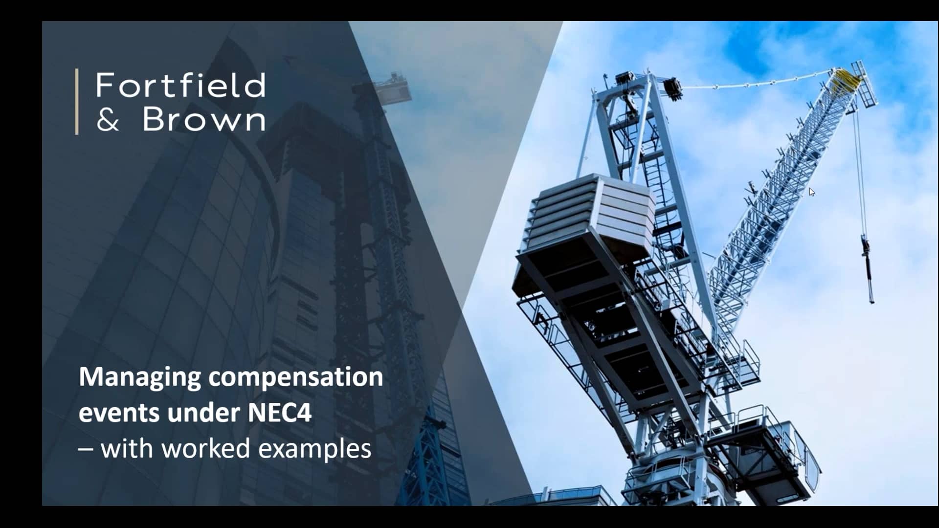 'Managing Compensation Events under NEC- with worked examples' by ...