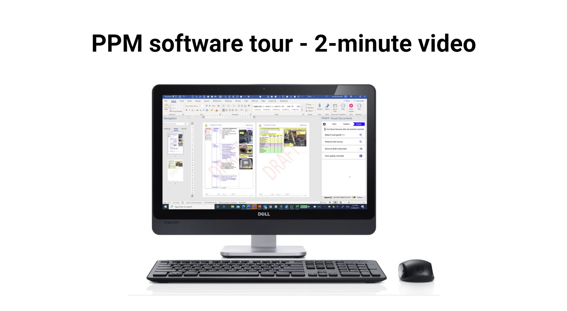 PPM Visual Documents Word add-in Highlights! on Vimeo