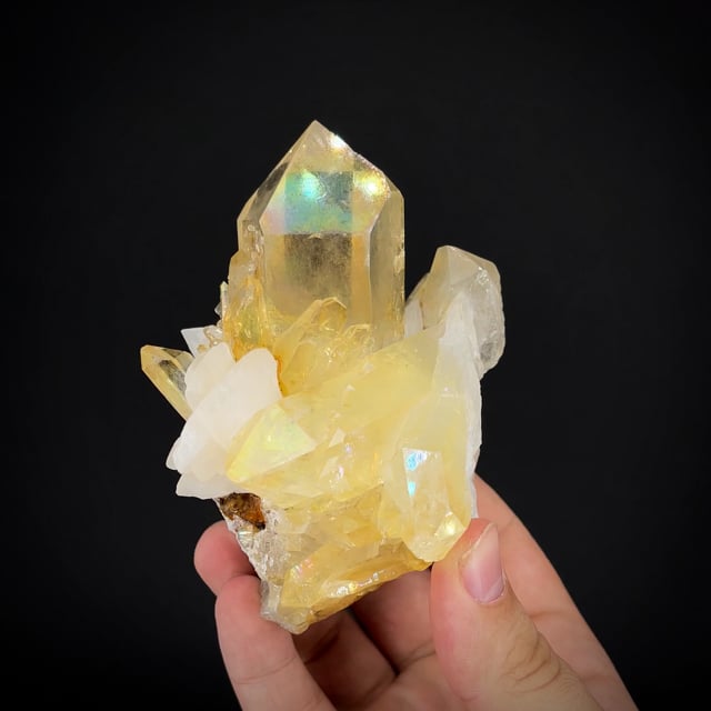 Quartz and Calcite with iron staining - SZ22-04 - Crapteig ...