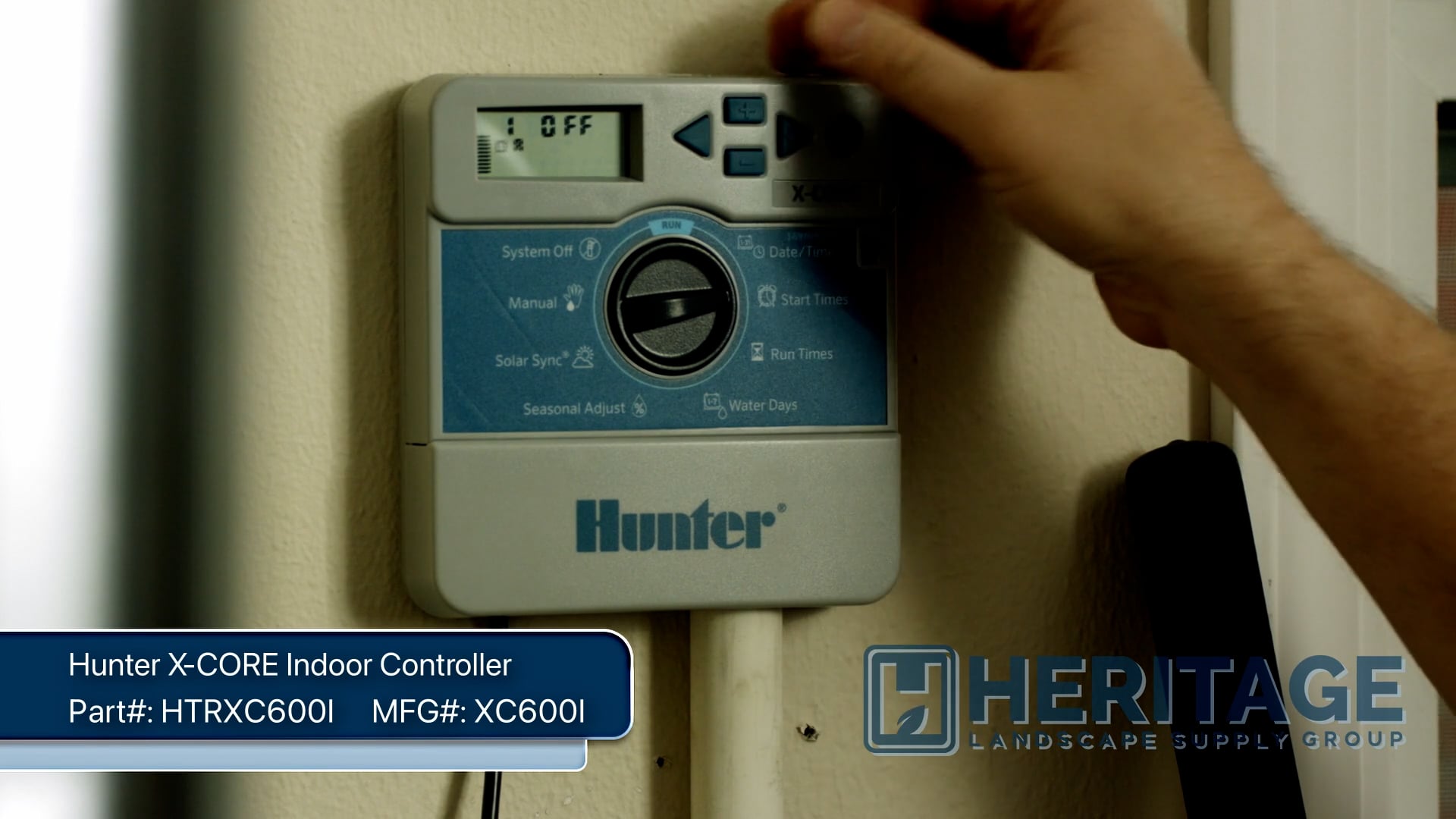 Hunter X-CORE Indoor Controller, HTRXC600I (XC600I) on Vimeo