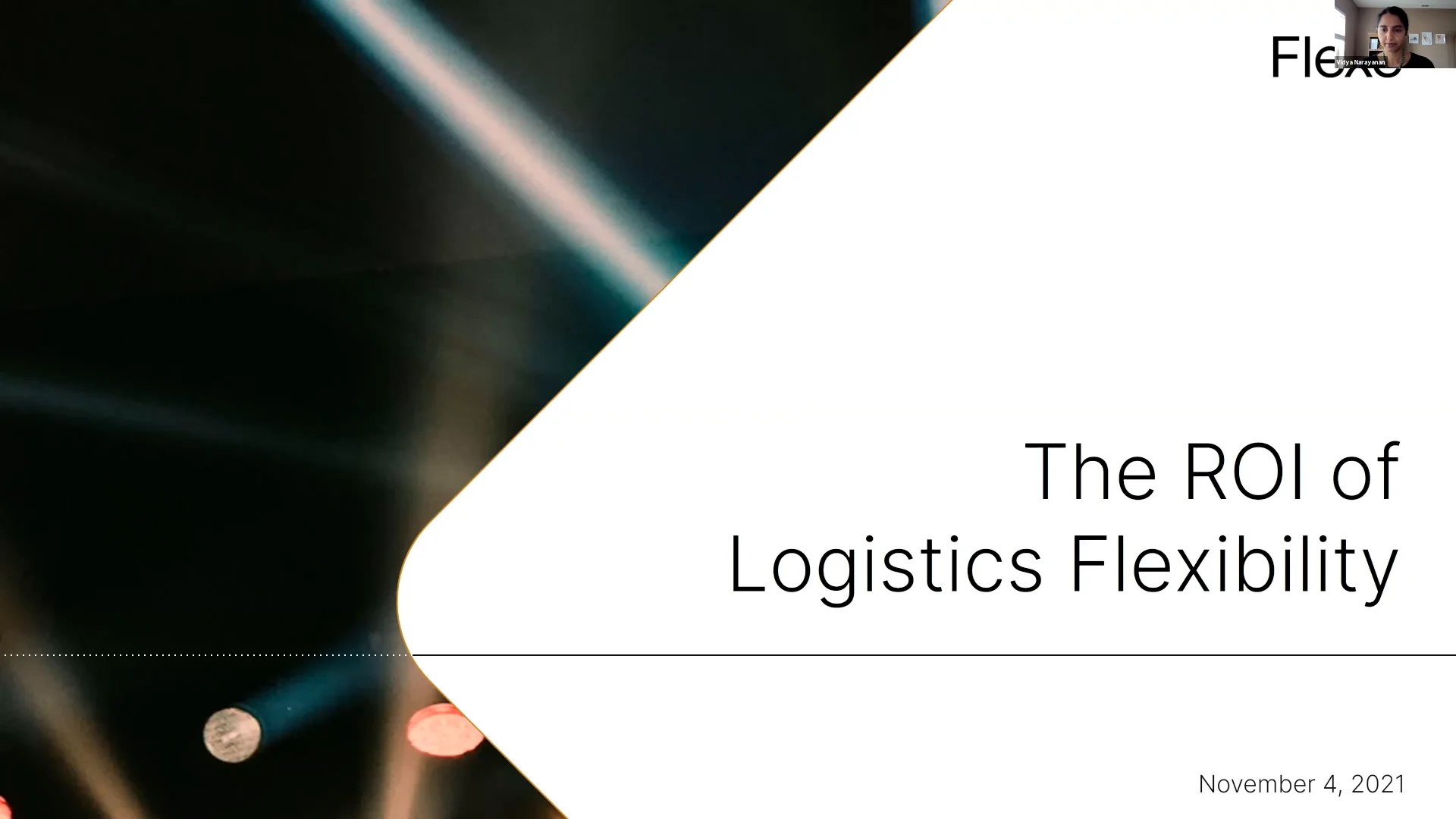 Webinar: The ROI of Logistics Flexibility.mp4 on Vimeo