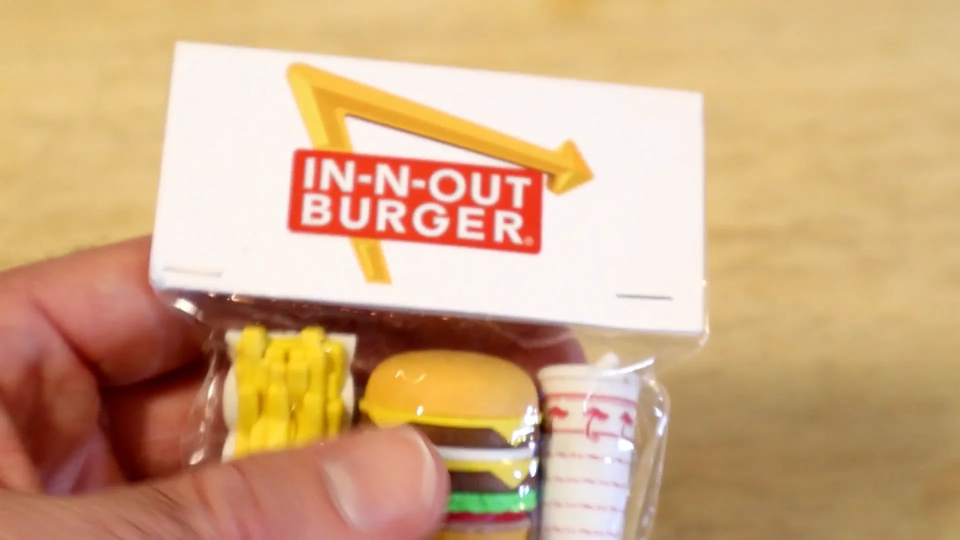 In And Out Burger Eraser Set Collectible Gadget Review.mp4 on Vimeo