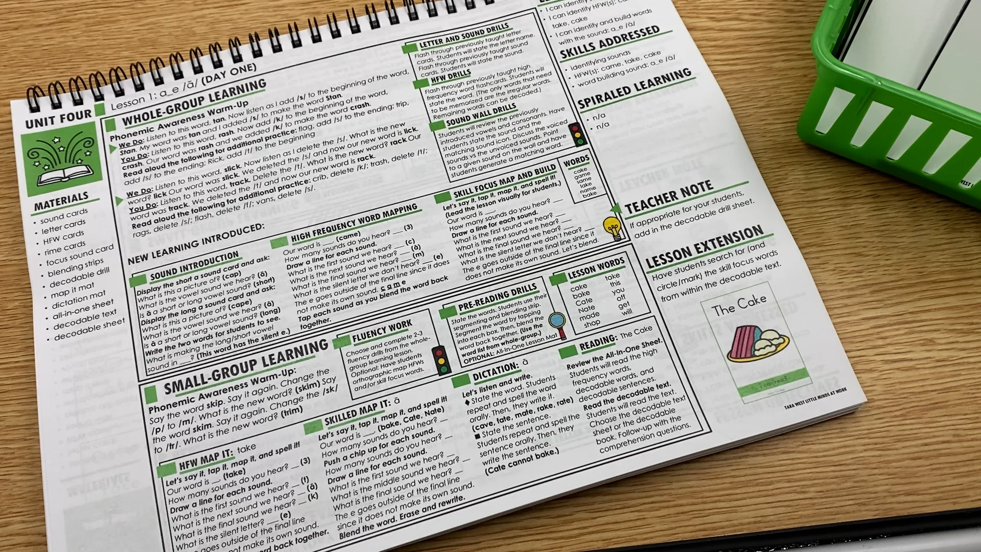 Guided Phonics + Beyond Science of Reading Unit 4 Lesson Overview