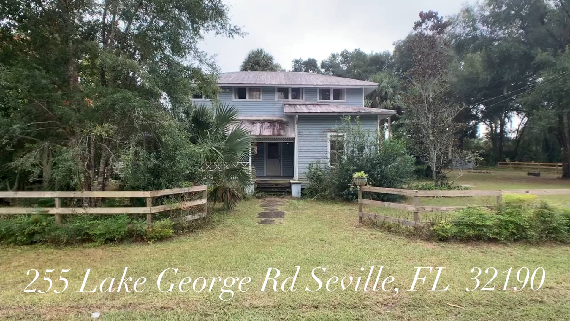 255 Lake George Rd Seville, FL 32190 on Vimeo