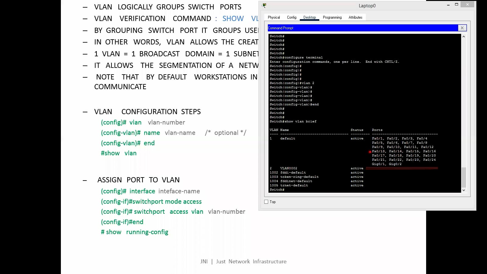 NA_video26_vlan description_verification and configuration_part5 on Vimeo
