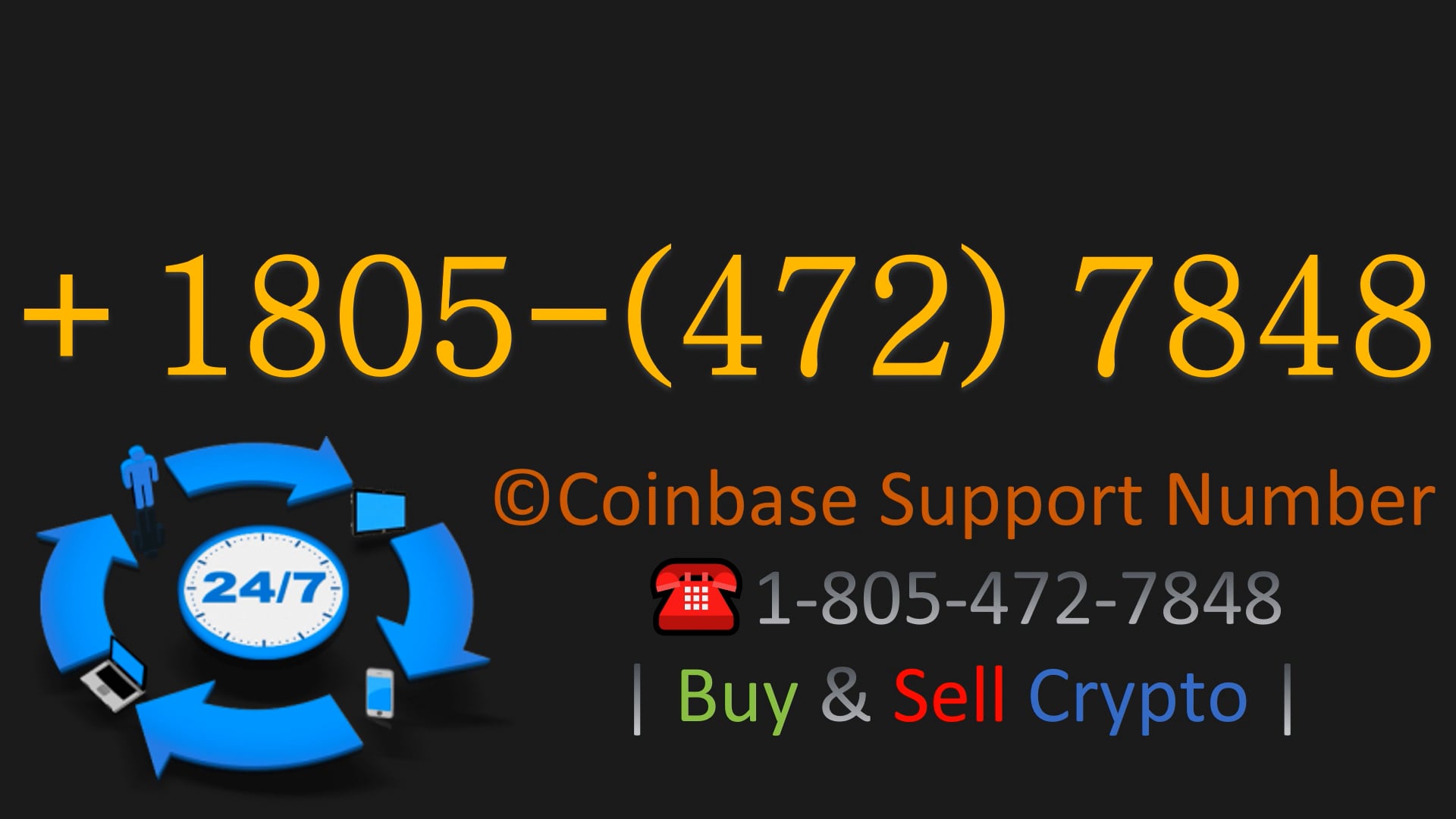 Coinbase 'Support’NumbeR – 1–805–472–7848- USA $N0V$ (95) on Vimeo