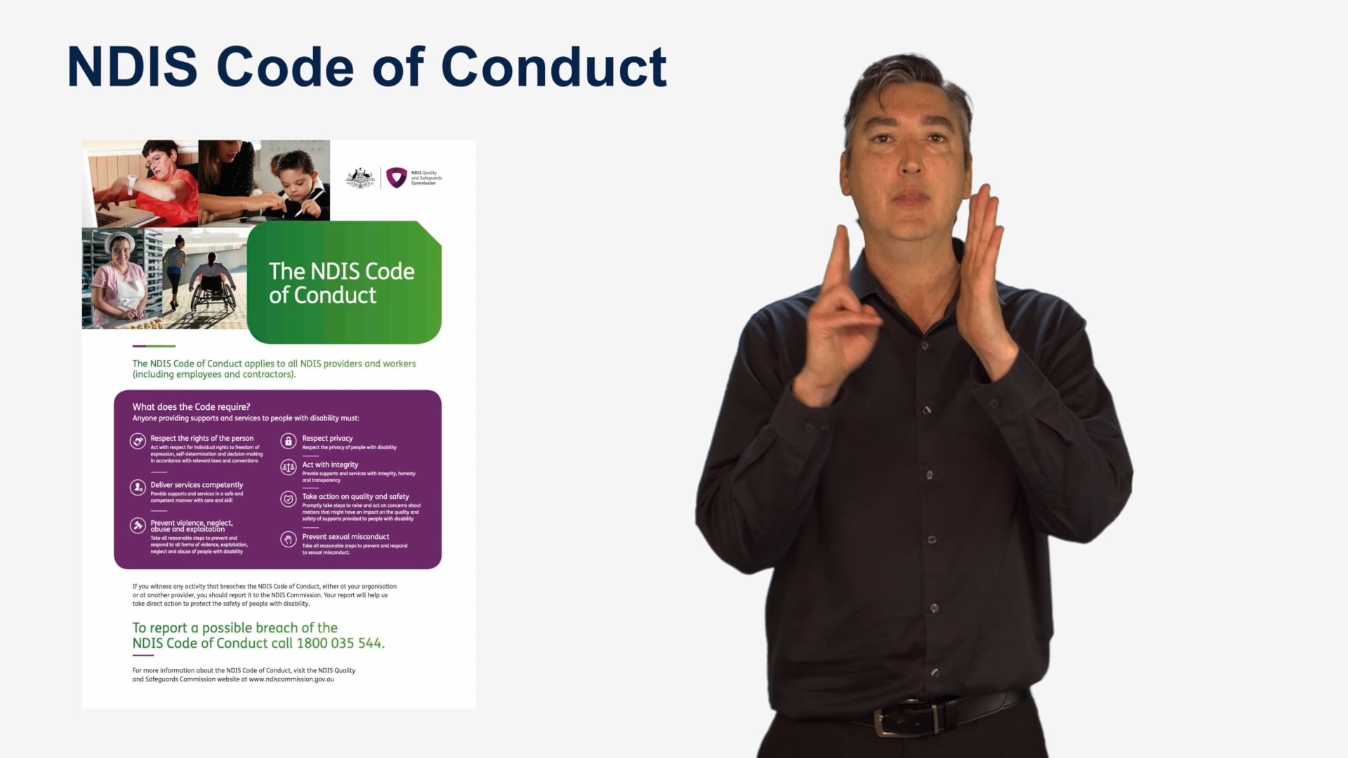 NDIS Code of Conduct on Vimeo