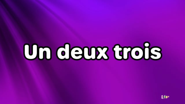 Un deux trois (4 5 6 7) | MusicplayOnline