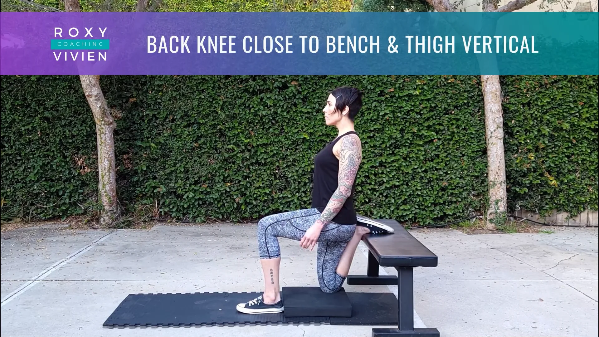 Couch Stretch on Bench on Vimeo