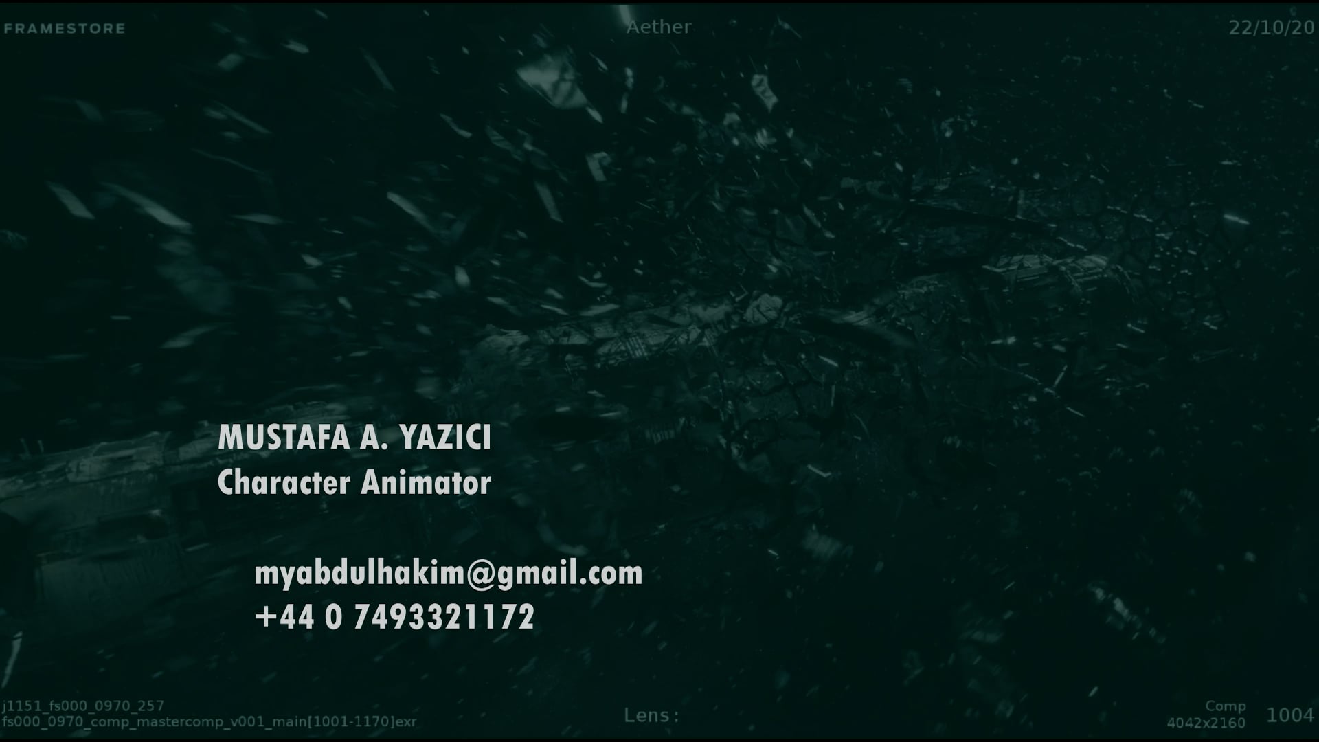 Mustafa A. Yazici 2021 showreel on Vimeo