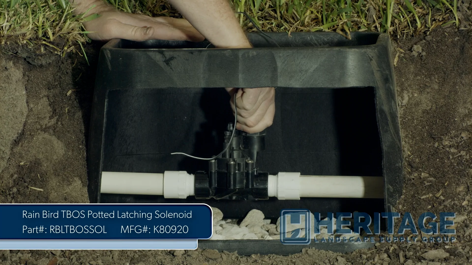 Rain Bird TBOS Potted Latching Solenoid, RBLTBOSSOL (K80920) on Vimeo