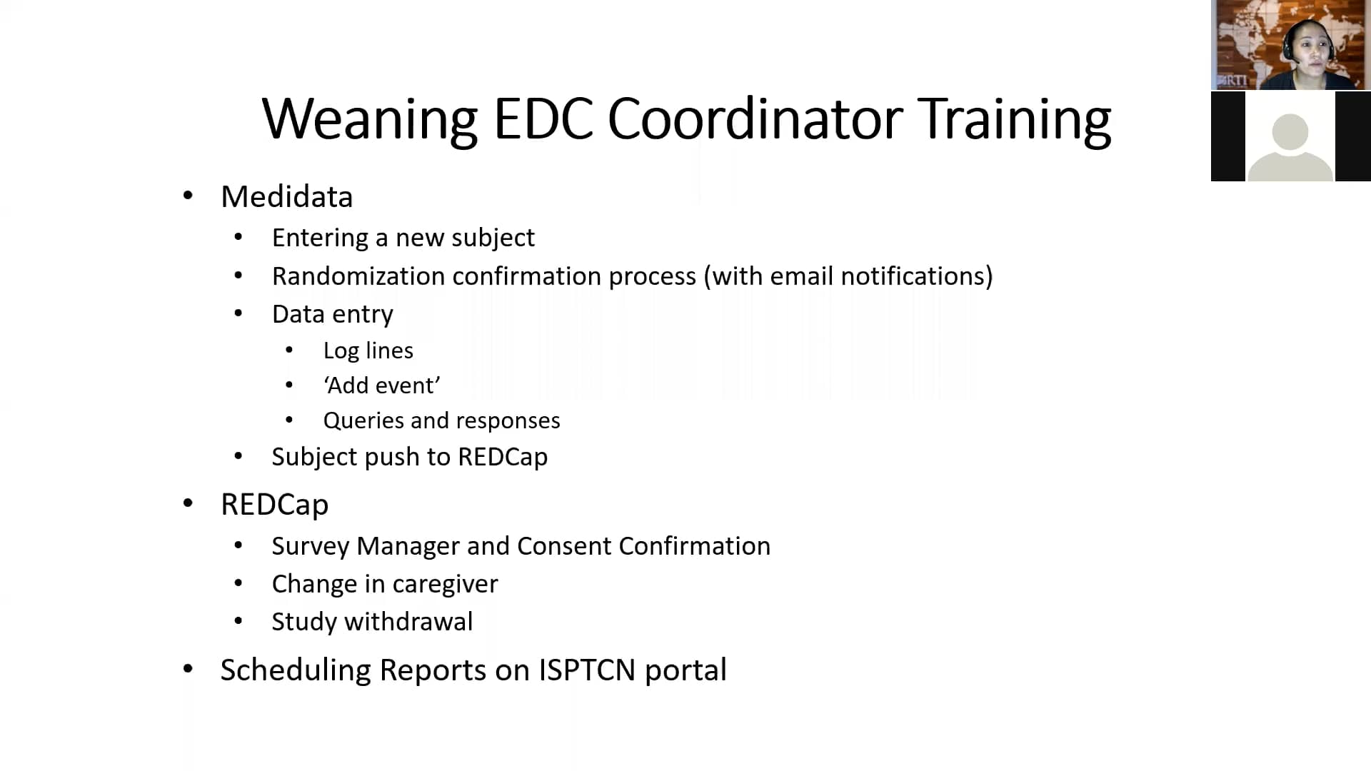 Medidata and REDCap EDC Training - Coordinator on Vimeo