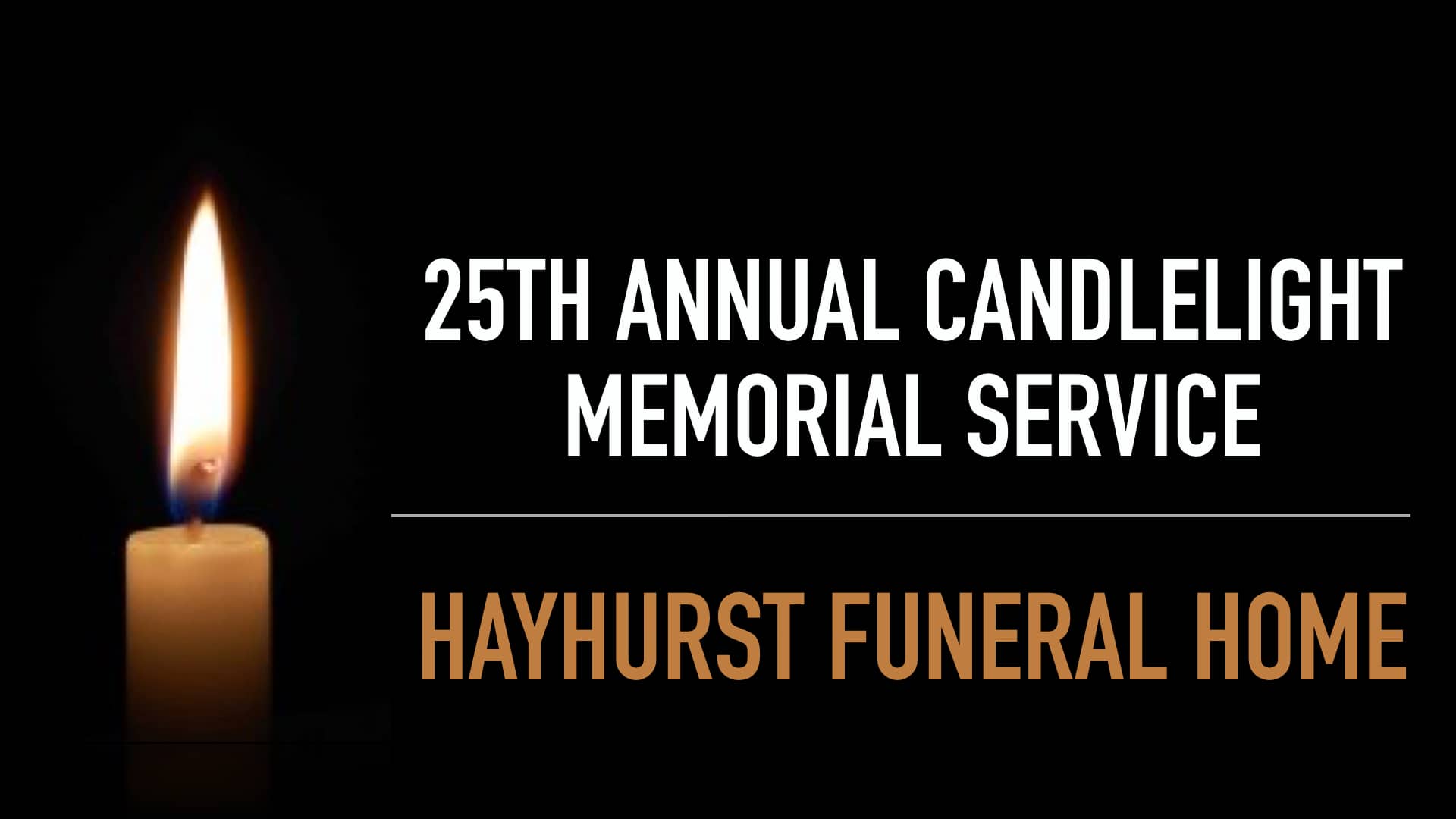 25th Annual Candlelight Memorial Service on Vimeo
