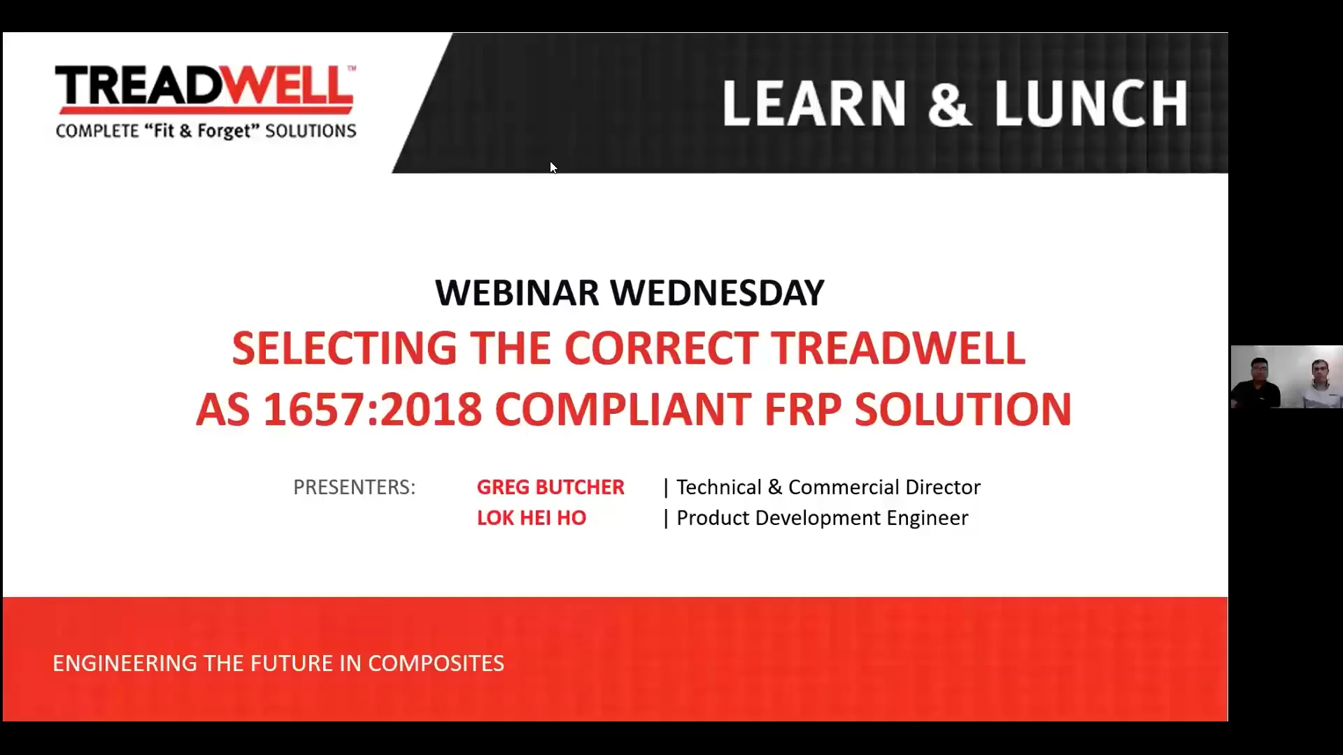 Treadwell Webinar Wednesday - Selecting the Correct Treadwell AS1657 ...