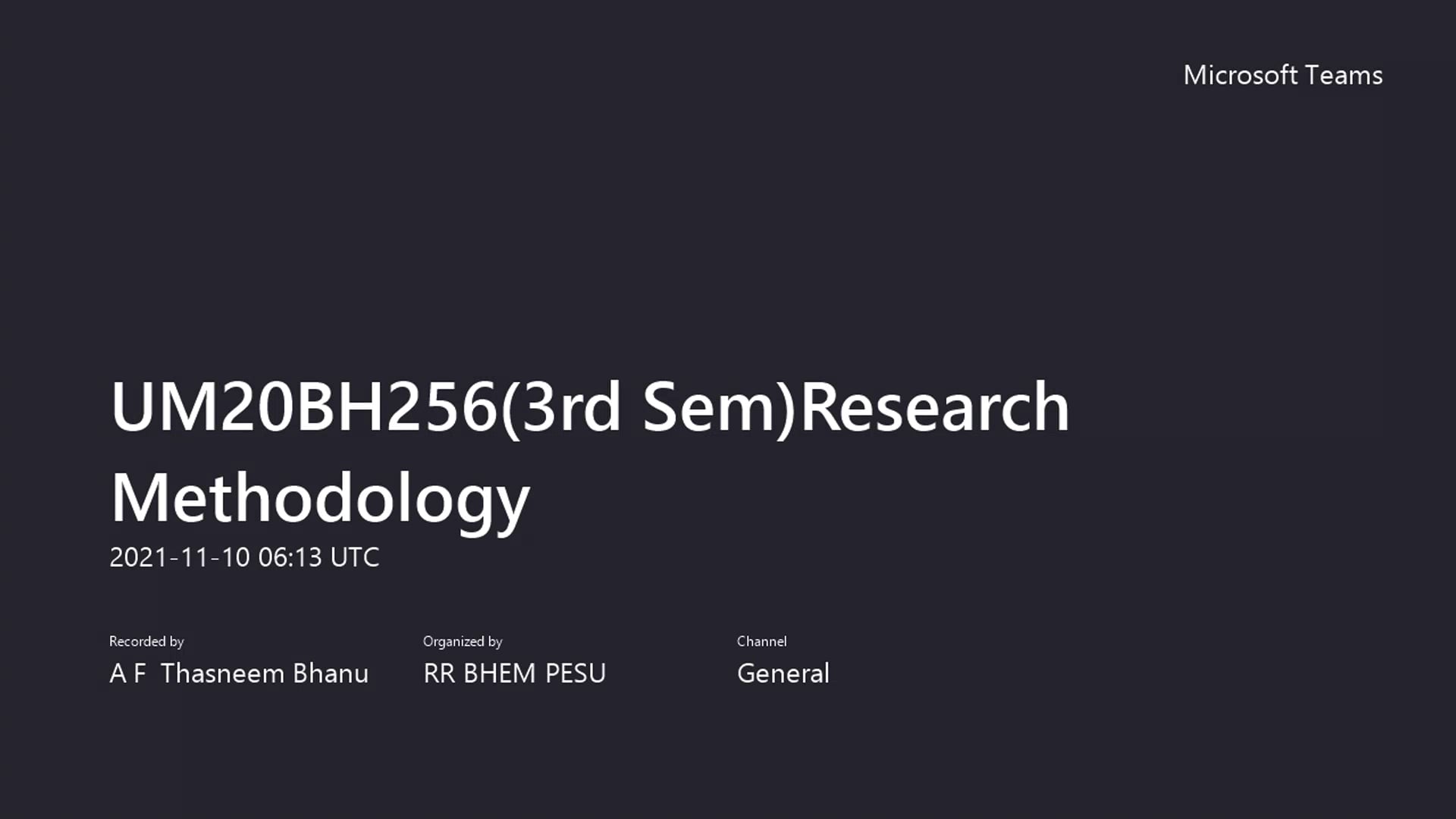 Introduction to other research methods on Vimeo