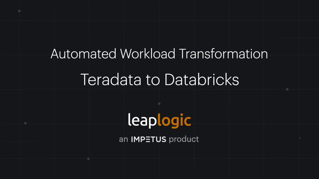 Automated Workload Transformation: Teradata to Databricks on Vimeo